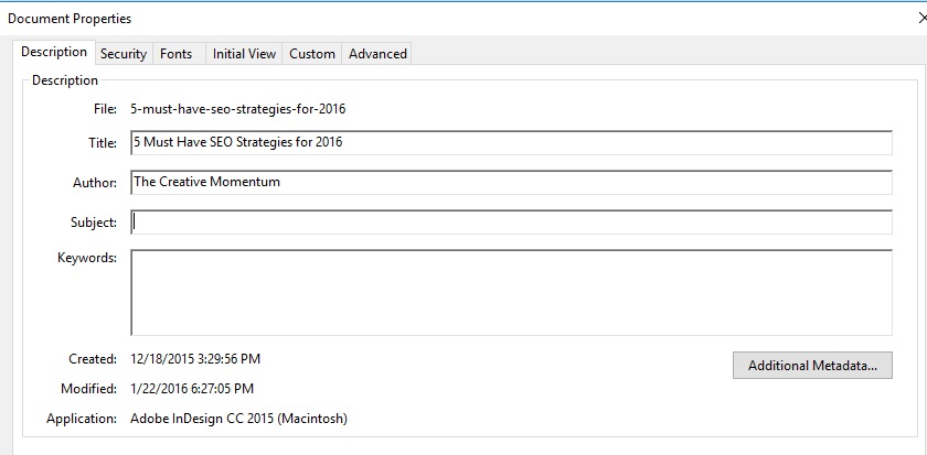 How to Make your PDFs SEO Friendly